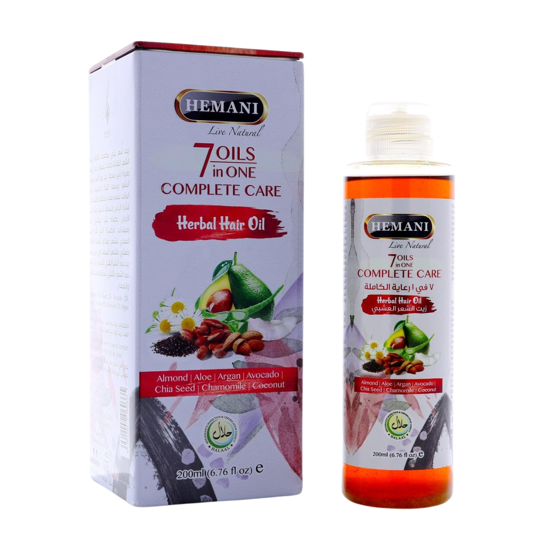 Herbal Hair Oil- 7 Oils in 1 - Hemani 200ml – Hemani South Africa